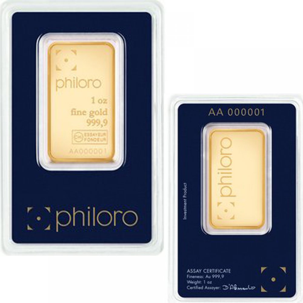 Goldbarren 1 oz - philoro Gold