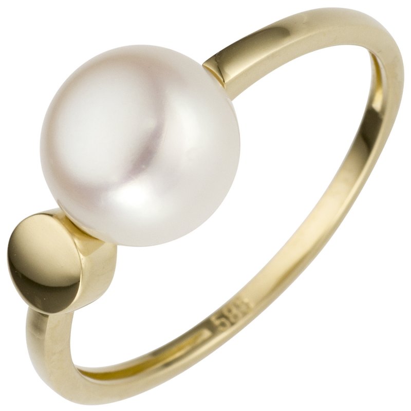 Ring Gold Mit Perle